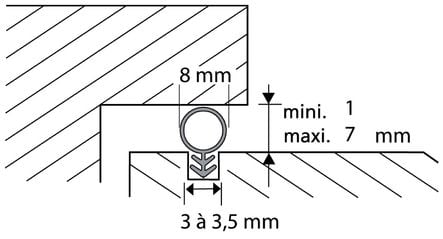 Joint universel rainure - Foussier