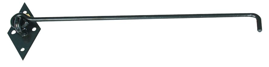 Crochet de contrevent sur platine - Foussier