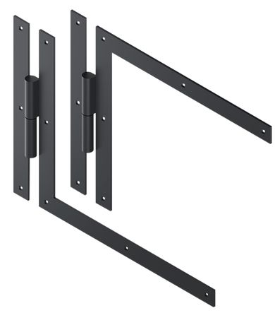 Penture équerre à visser bout carré - Foussier