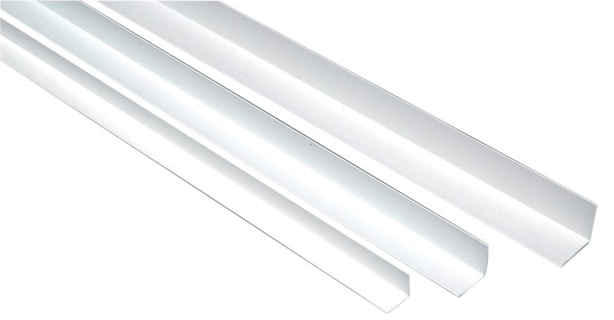 Cornière pvc égale et inégale Blanc - Foussier