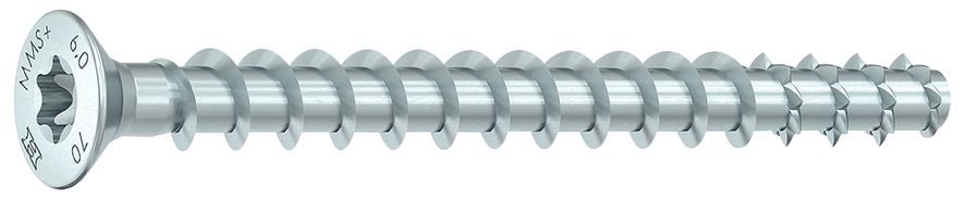 Vis multi-monti-plus tête fraisée Acier zingué blanc - Foussier