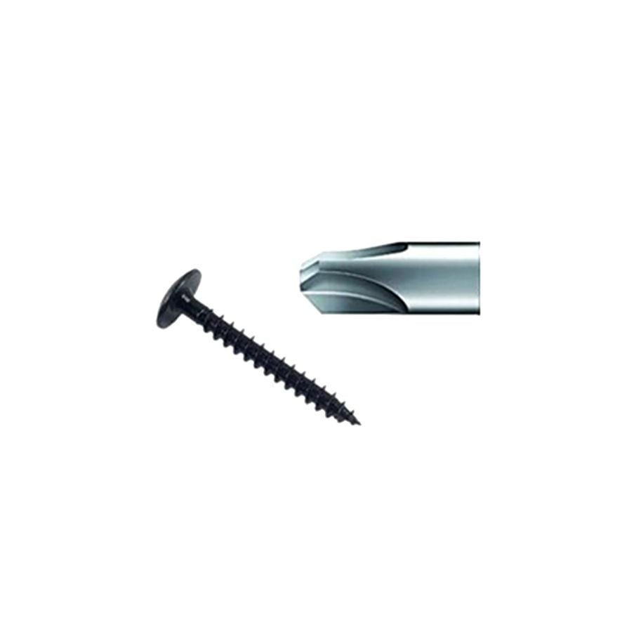 Vis penture indémontable Acier zingué noir - Foussier